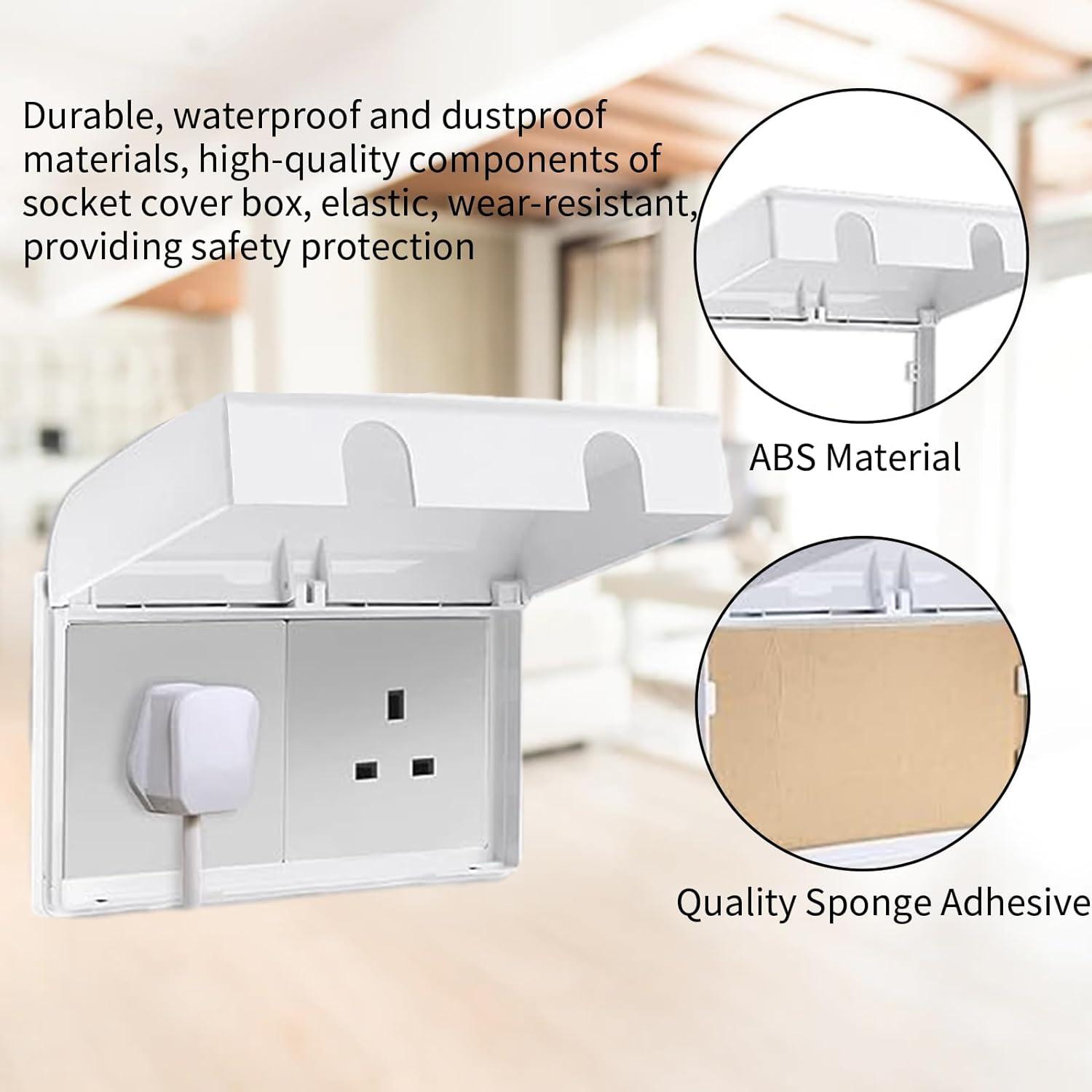 Socket Cover Box for Baby Safety Childproof Electrical Outlet Protector ...