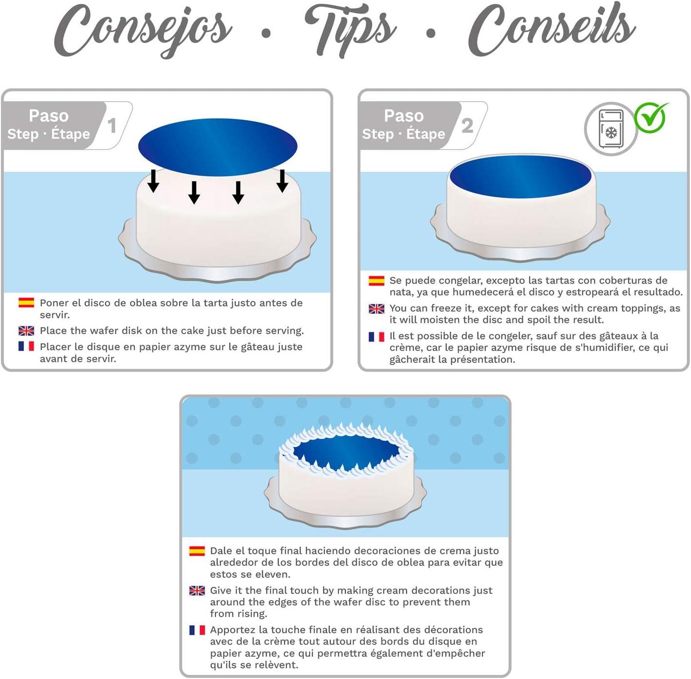 Dekora - Lightning McQueen Birthday Cake Topper Edible Disc - 20 Cm ...