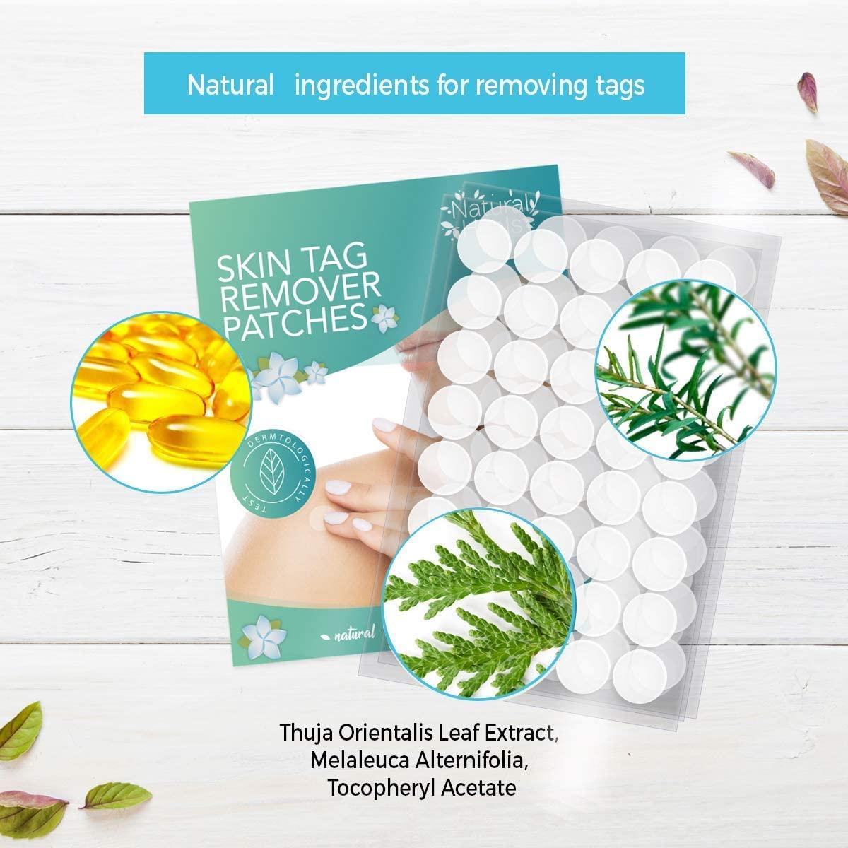 Skin Tag Remover Patches - Natural Ingredients - 120 Patches - 3 Pack ...