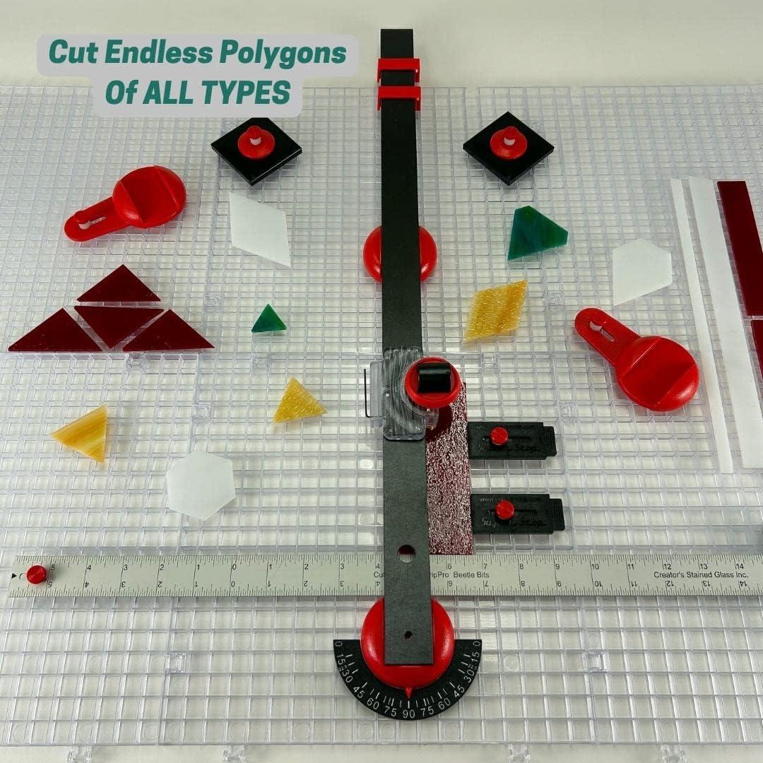 Creator's Ultra Beetle Bits Glass Cutting System - 6 Waffle Grids ...