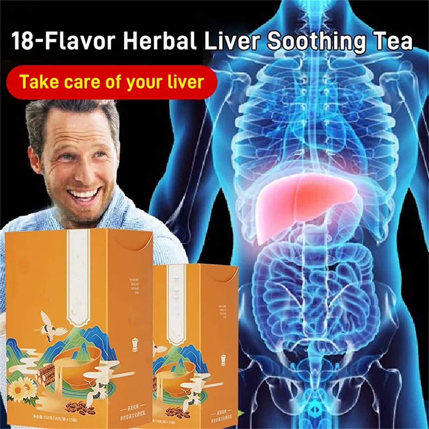 Daily Liver Nourishing Tea 18-Flavor Herbal Chrysanthemun Cassia Seeds ...