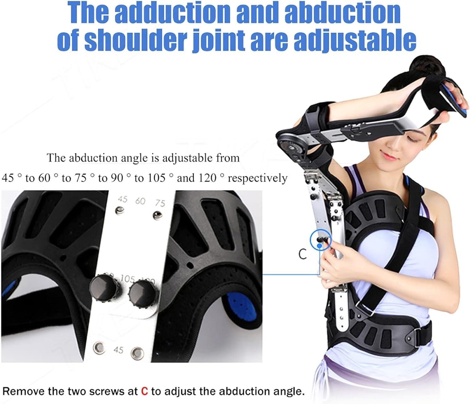 FoRes Shoulder Joint Fixation Brace - Adjustable Abduction Support for ...