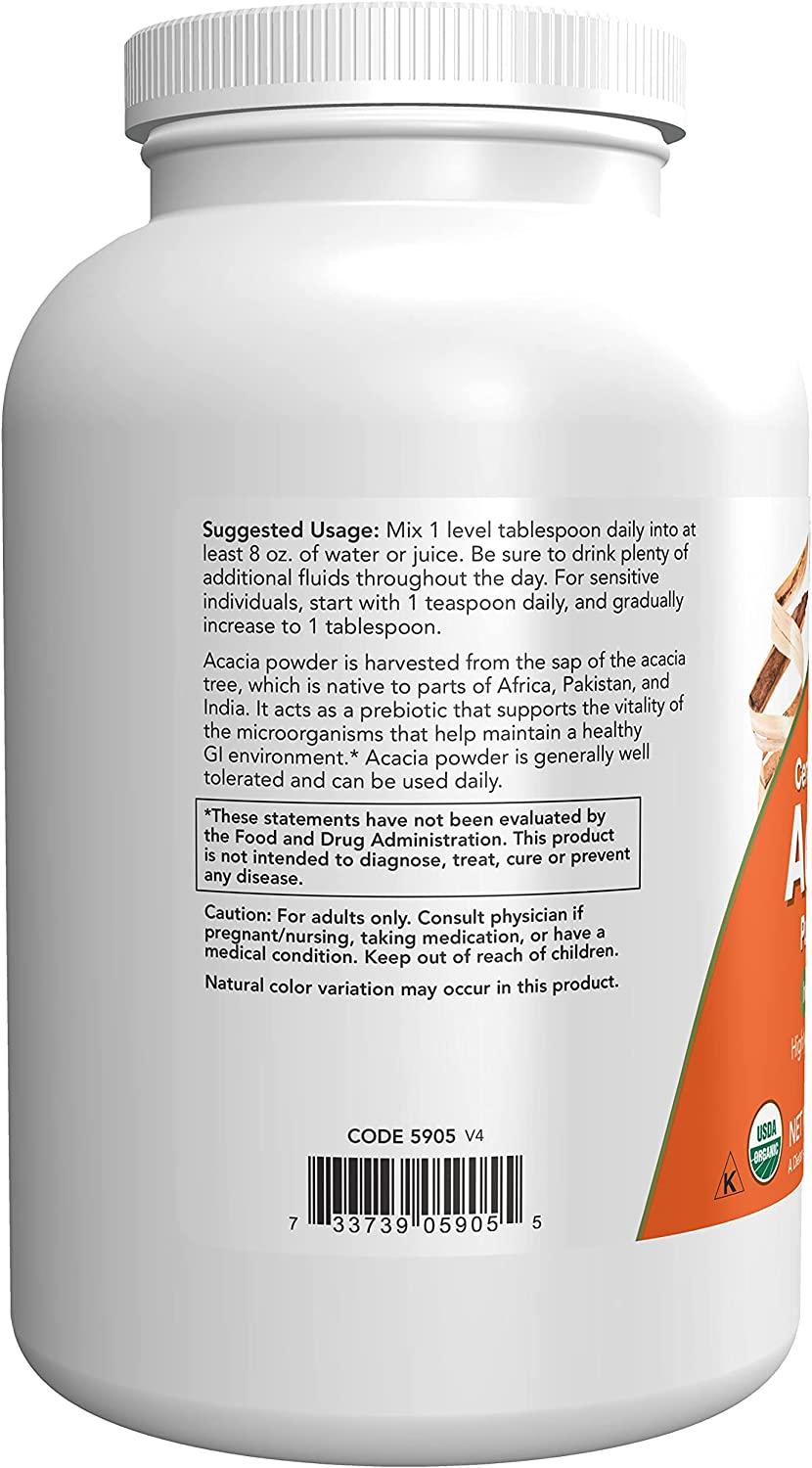 Organic Acacia Powder (12 oz, Pack of 2) | Highly Soluble & Instantly ...