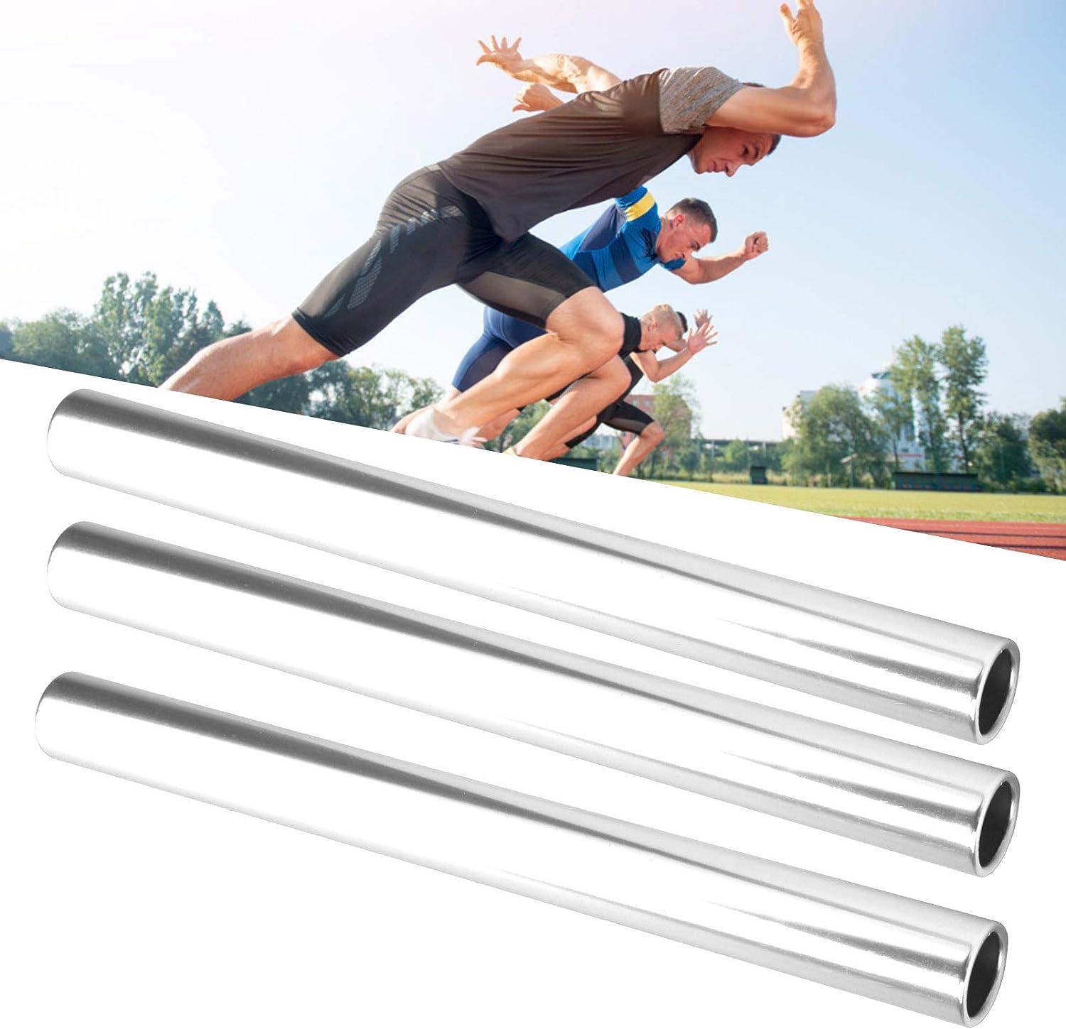 VGEBY 3pcs Aluminium Alloy Relay Baton for Track and Field Running ...