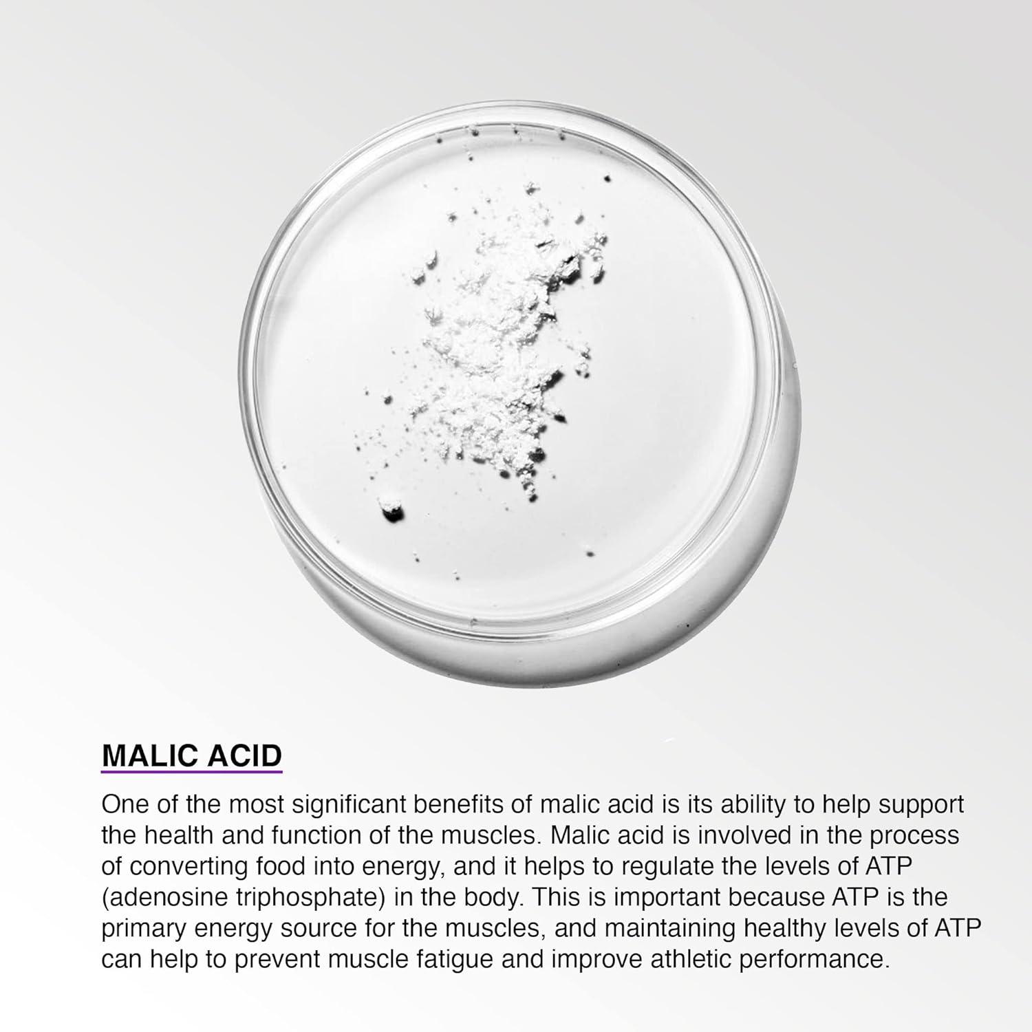 White Label Nutrition Malic Acid Supplement - High Potency | 30 ...