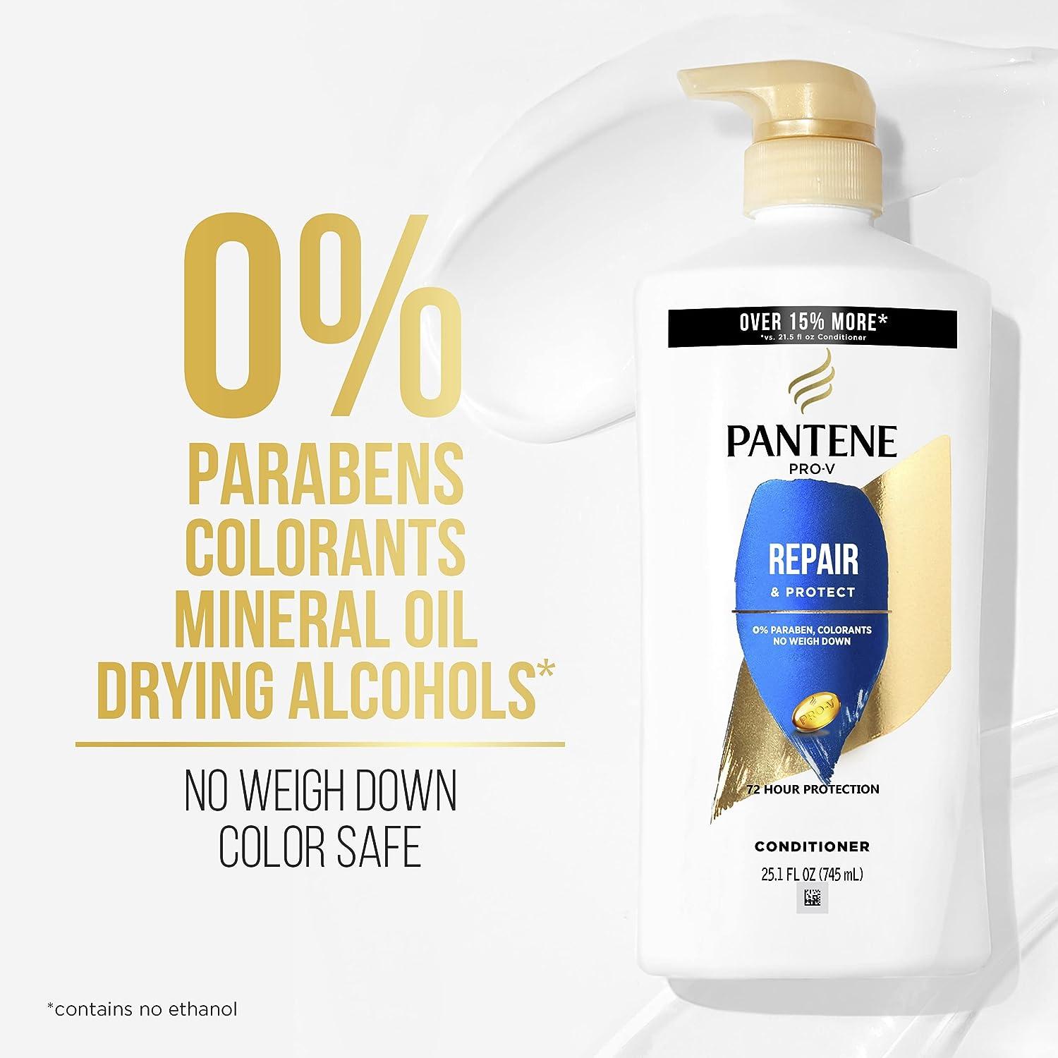 Pantene Repair & Protect Shampoo, Conditioner, and Hair Treatment Set ...