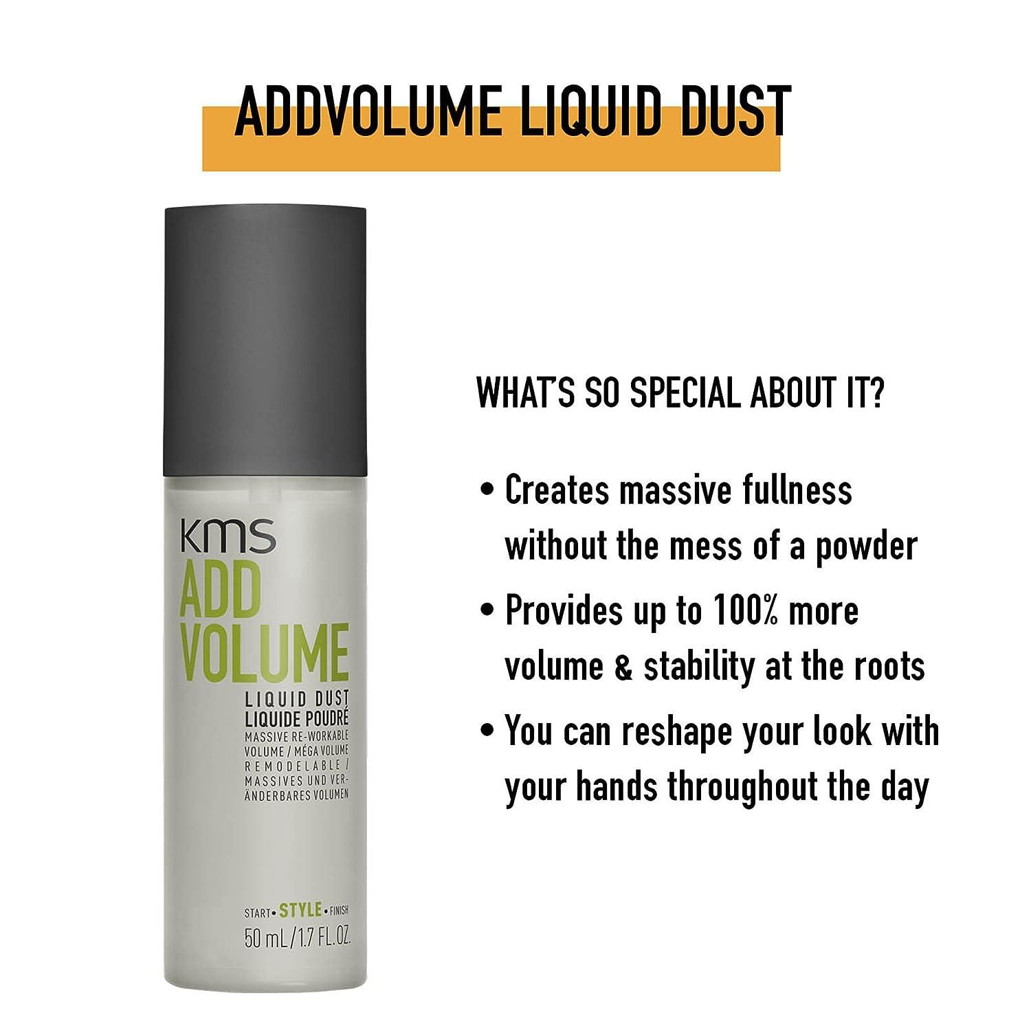 KMS ADDVOLUME Liquid Dust Volumizing Powder 1.7 Fl Oz - Lightweight ...