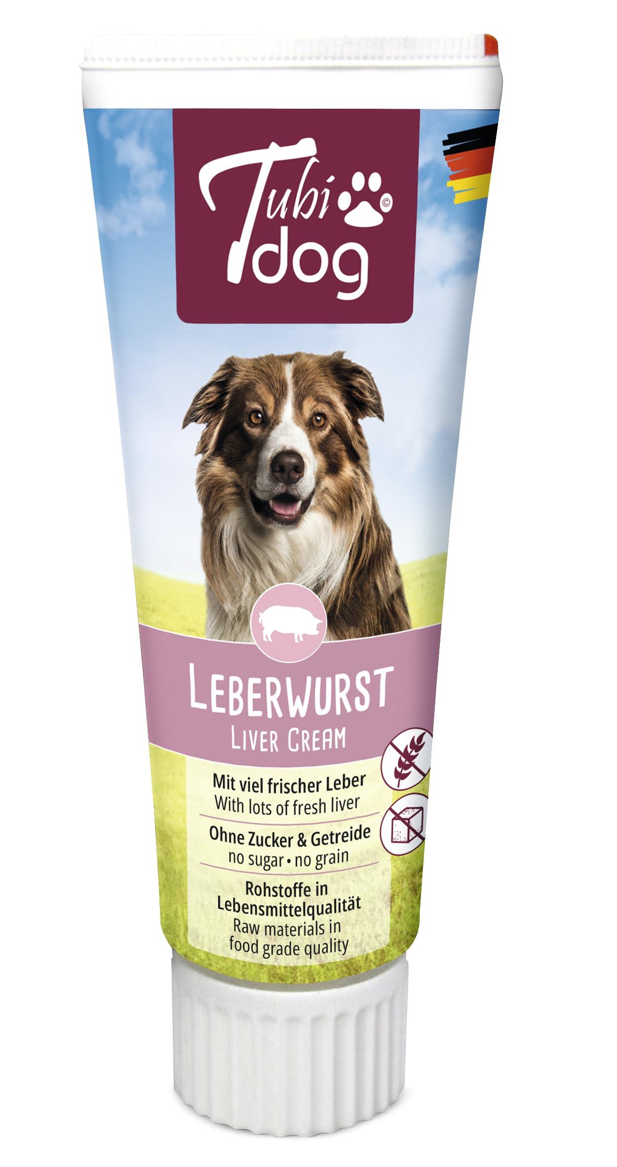 Buy 12 x Tubi-DOG Liver Sausage for Dogs - 75g Tube Set - Premium Pet ...