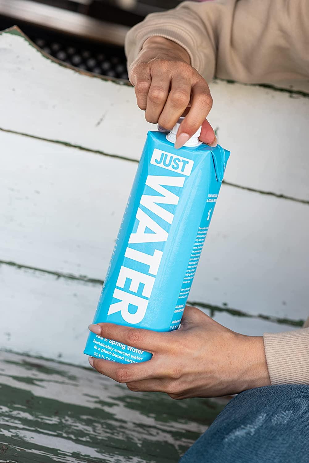 JUST Water - 100% Spring Water | Naturally Alkaline 8.0 pH | Plant ...