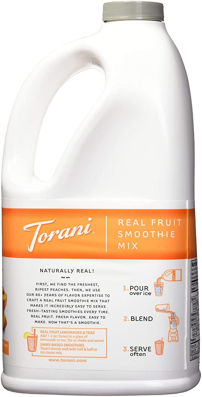 Torani Real Fruit Smoothie Peach Mix - Delicious and Easy to Make | Buy ...