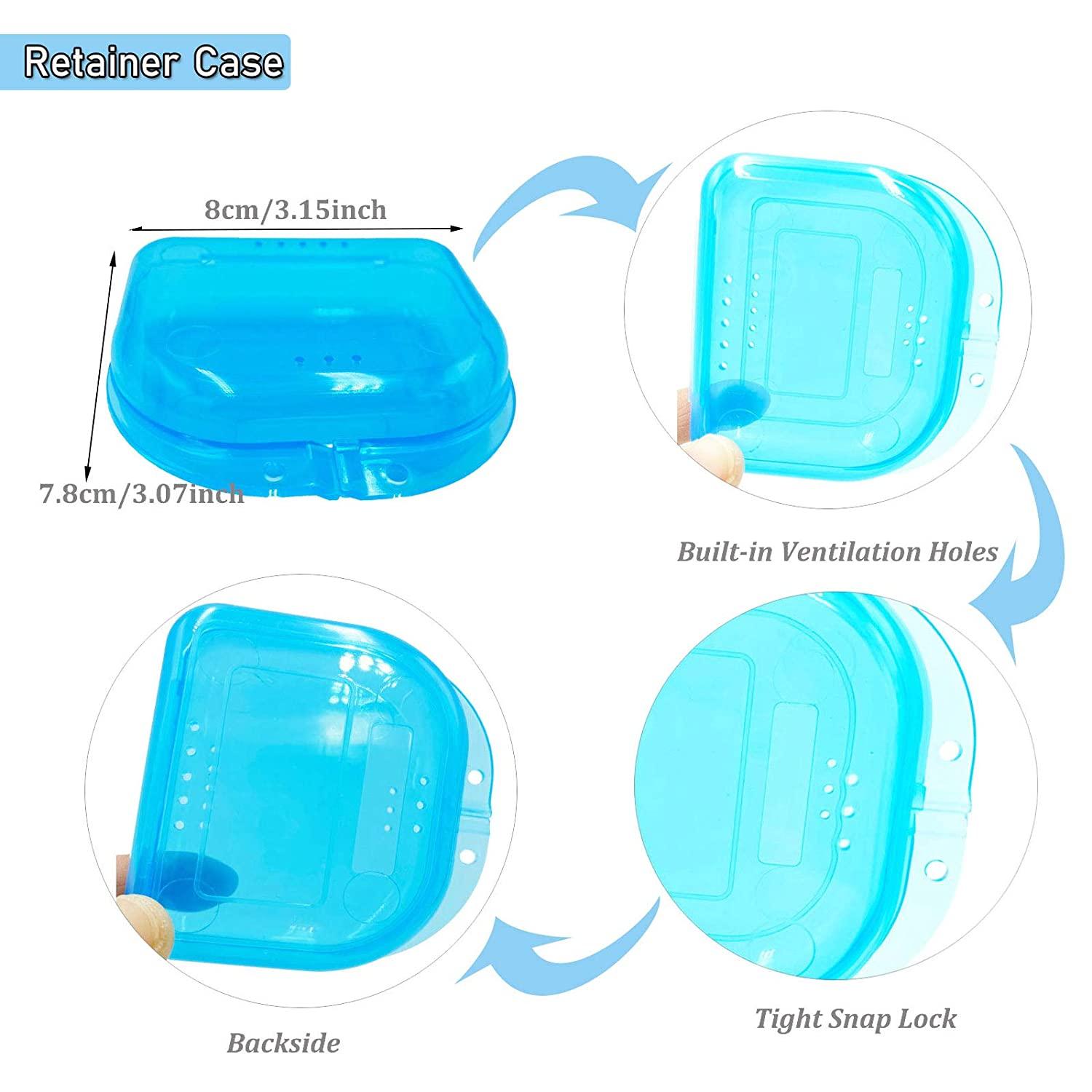 Orthodontic Retainer Case with Vent Holes - 3 Colors 3 Colors A | Buy ...