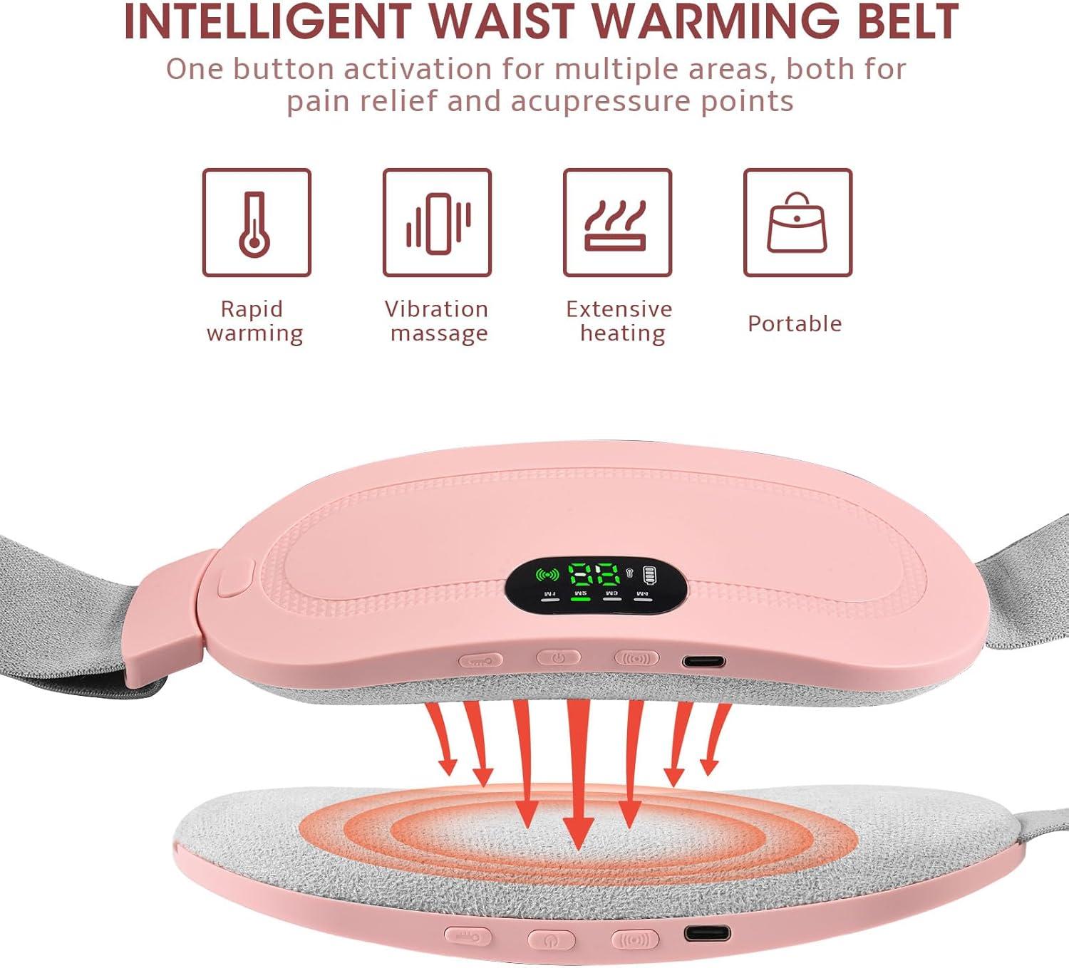 Menstrual Warmers & Belts - Heated Vibration Relief for Abdominal Pain ...