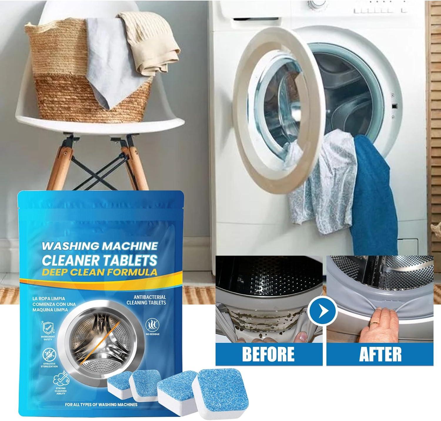 KOAHDE Laundry Machine Cleaner Tablets Washing Machine Fresh Tablets ...