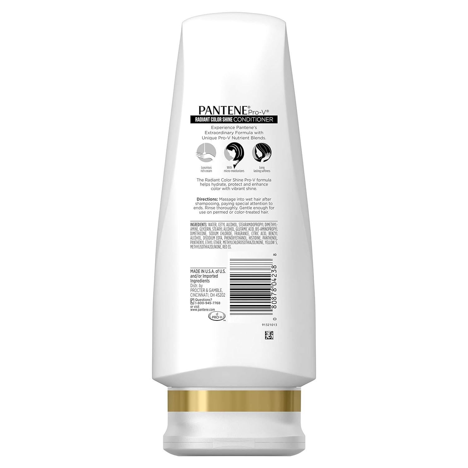 Pantene Pro-V Radiant Color Shine Shampoo & Conditioner Bundle - Pack ...