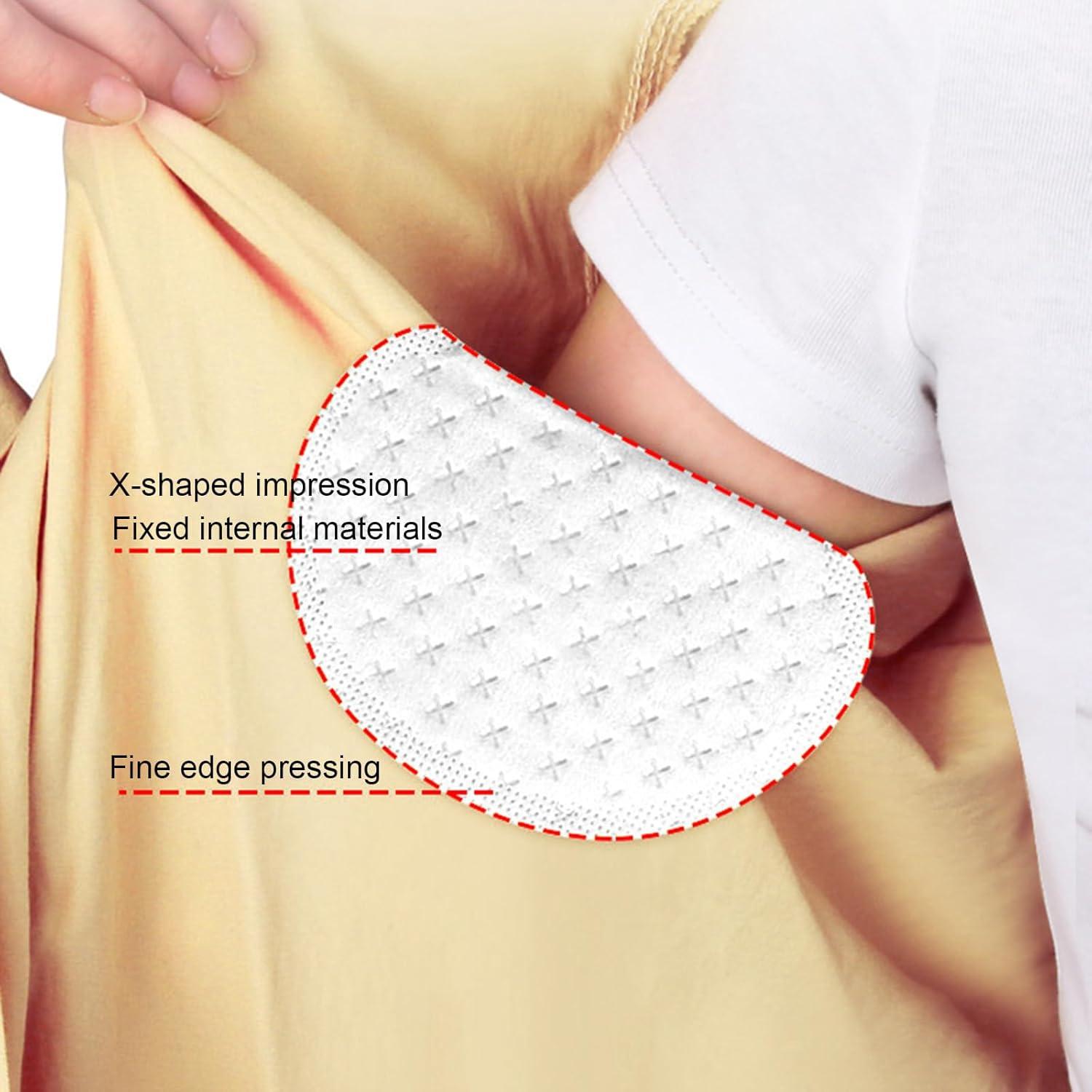Jinpojun 20 Self-Adhesive Armpit Pads - Invisible Sweat Pads for Men ...