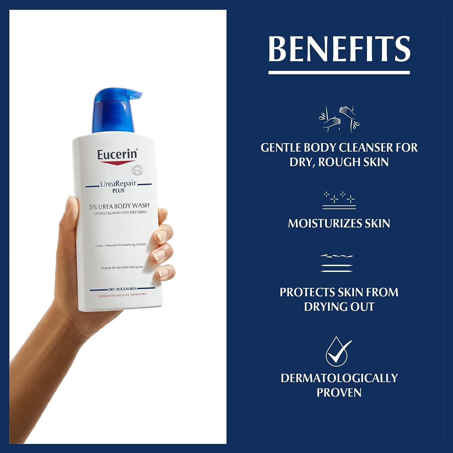 Eucerin 5% Urea Replenishing Body Wash 400ml - Hydrating Skincare ...