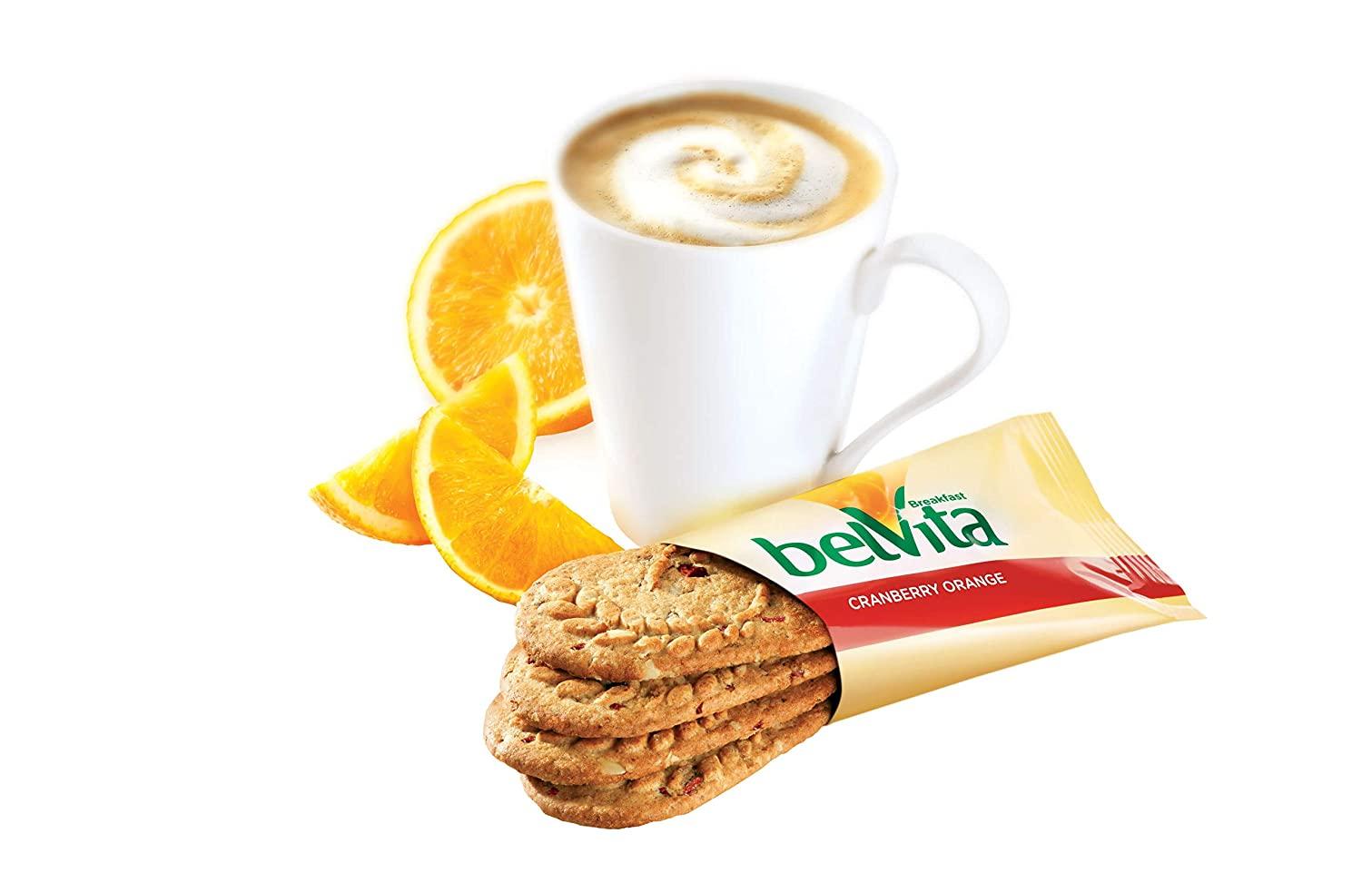 belVita Cranberry Orange Breakfast Biscuits - 5 Packs (4 Biscuits Per ...