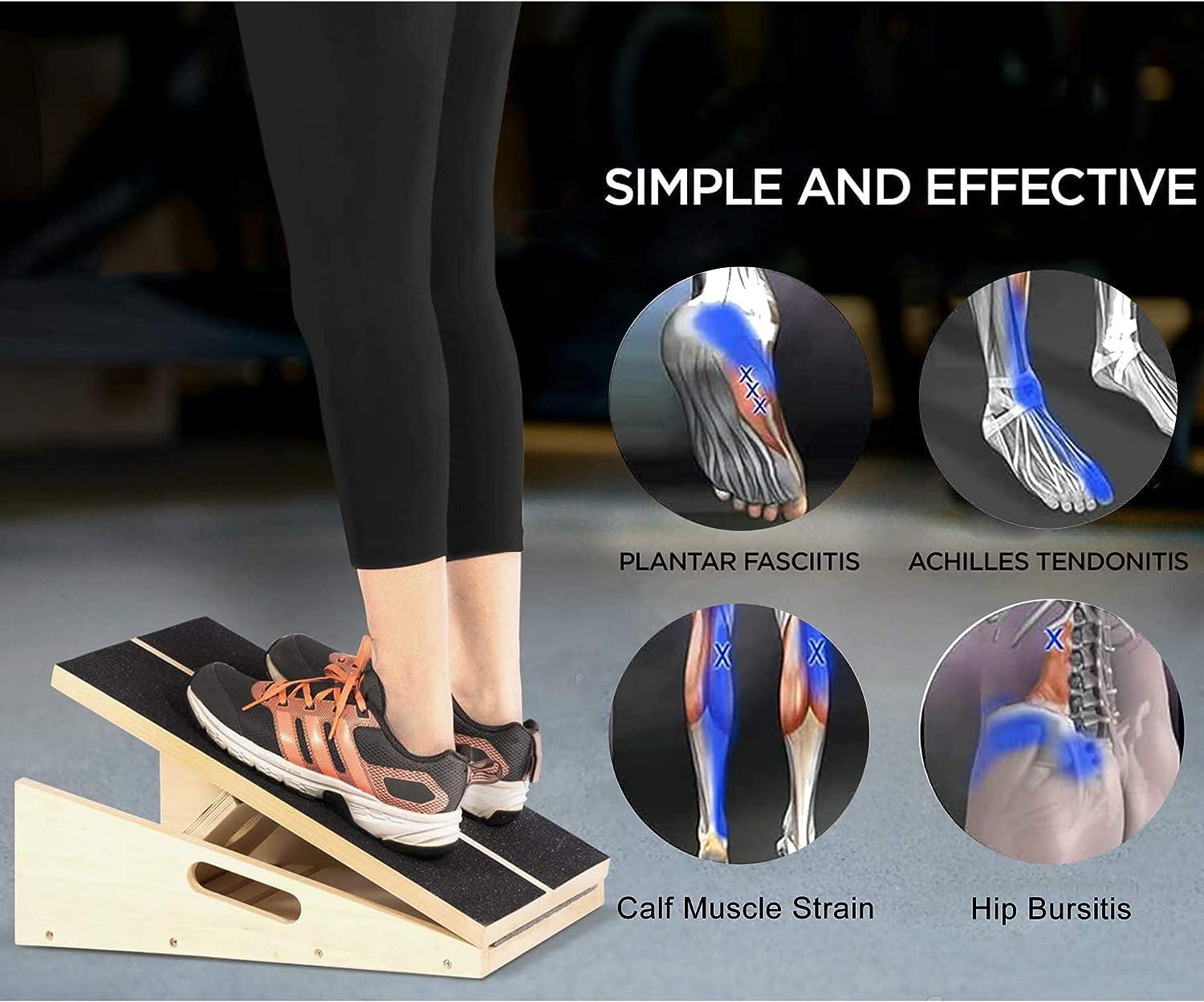 Professional Slant Board Adjustable Incline Board and Calf Stretcher ...
