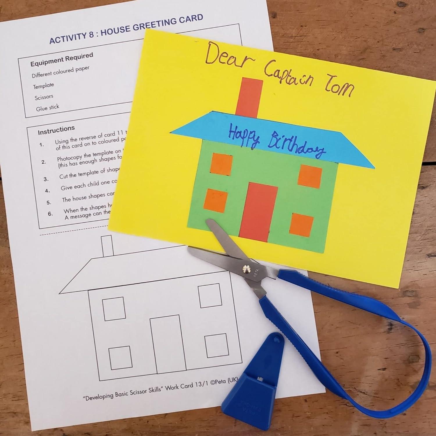 PETA Easi-Grip Scissors - Stainless Steel and Polymer Loop Handle ...