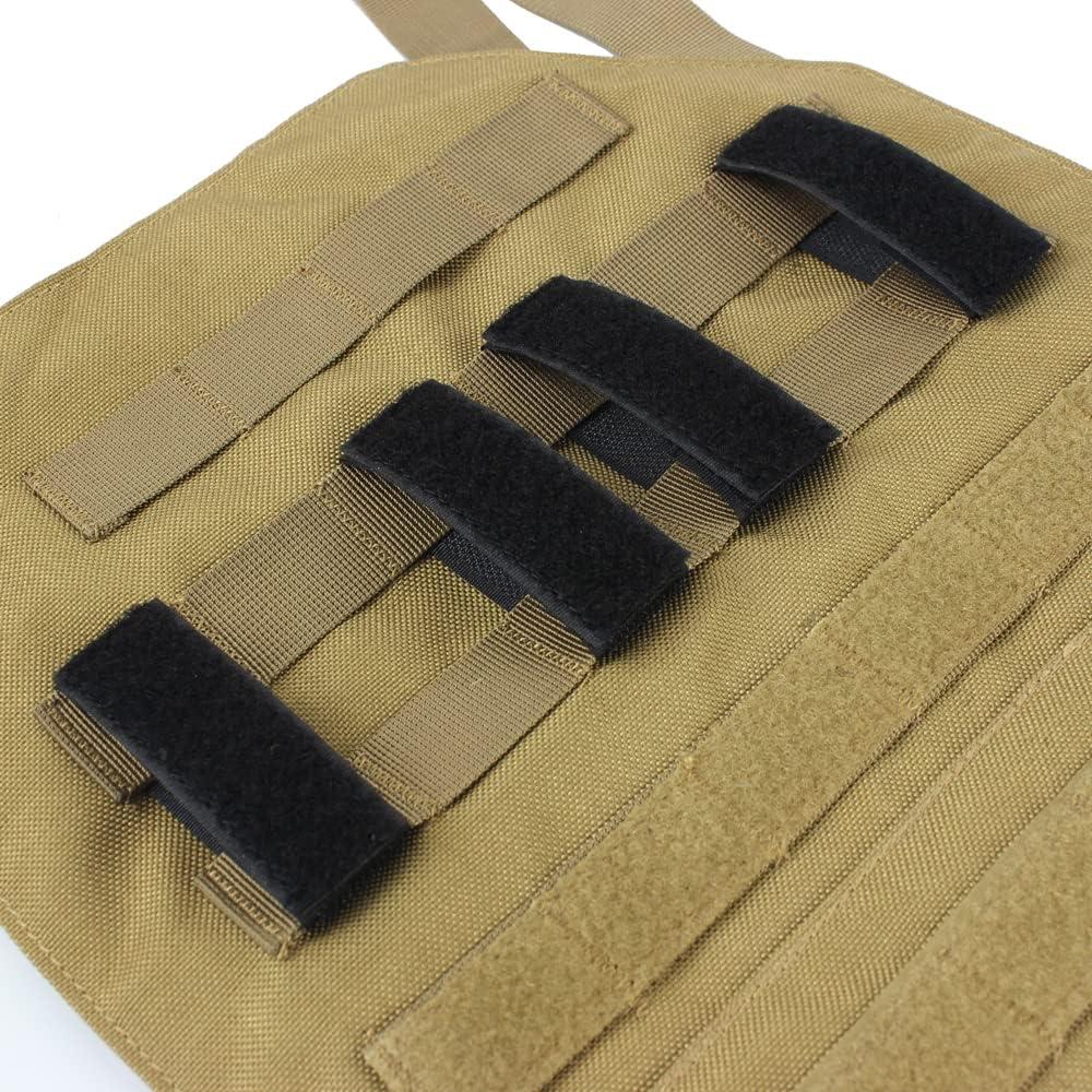 X2TKTACT Molle Strips for Attaching Tactical ID Patches - for 3-inch ...