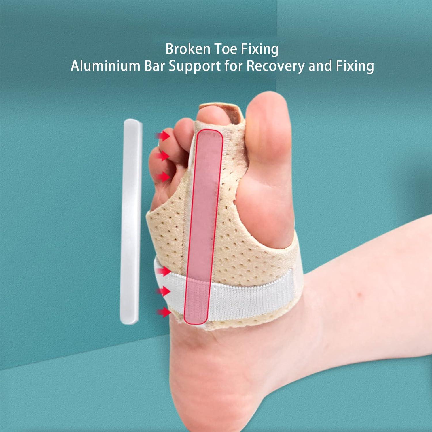Adjustable Hammer Toe Cushion & Straightener with Aluminum Bar - Toe ...