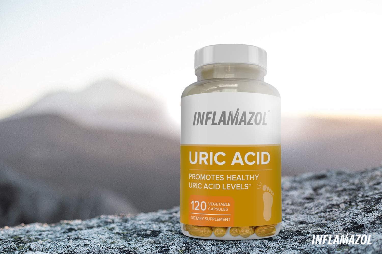 Inflamazol Uric Acid Cleanse & Joint Support - 120 Vegetarian Capsules ...