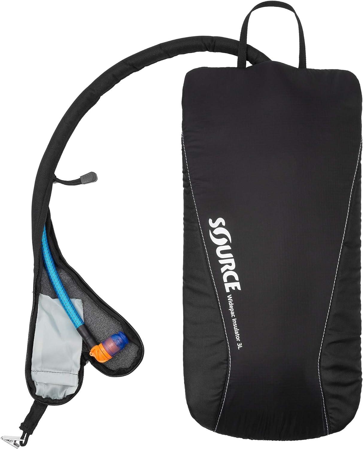 Source Widepac Insulator Hydration Bladder 3 Liter - Durable Black Hydration Pack for Outdoor ...