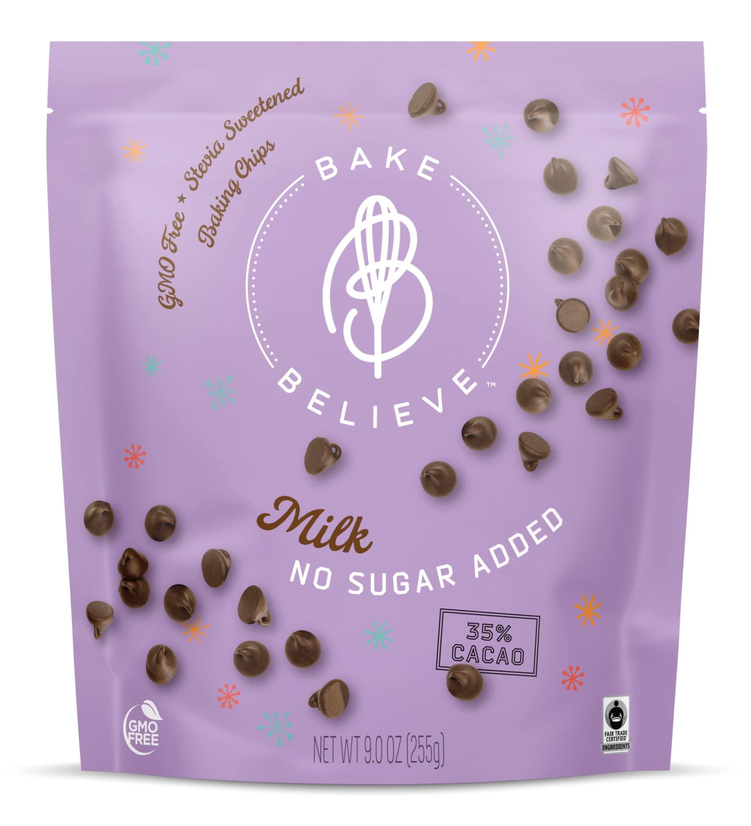 Bake Believe Milk Baking Chips - Delicious Low-Carb Chocolate Chips for ...