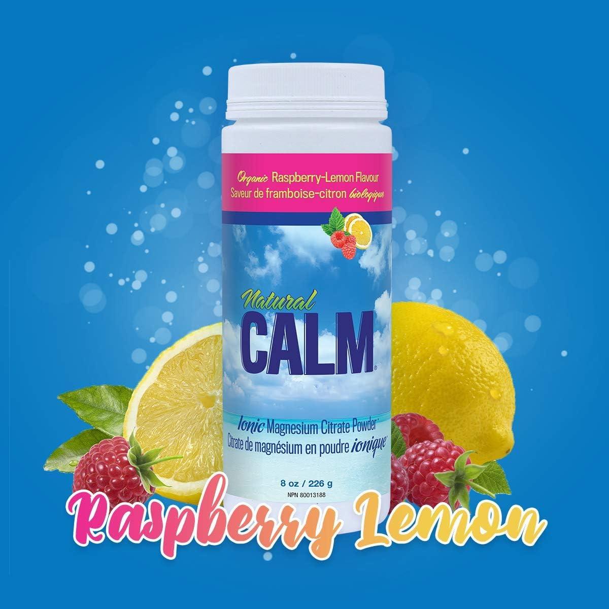 Natural Vitality Raspberry Lemon Natural Calm Ionic Magnesium Citrate ...