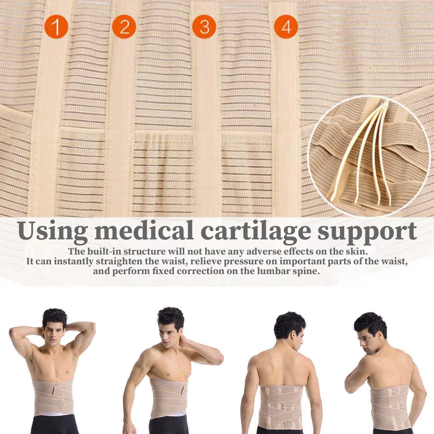 Beautable Lumbar Support Belt | Light Back Brace for Pain Relief ...