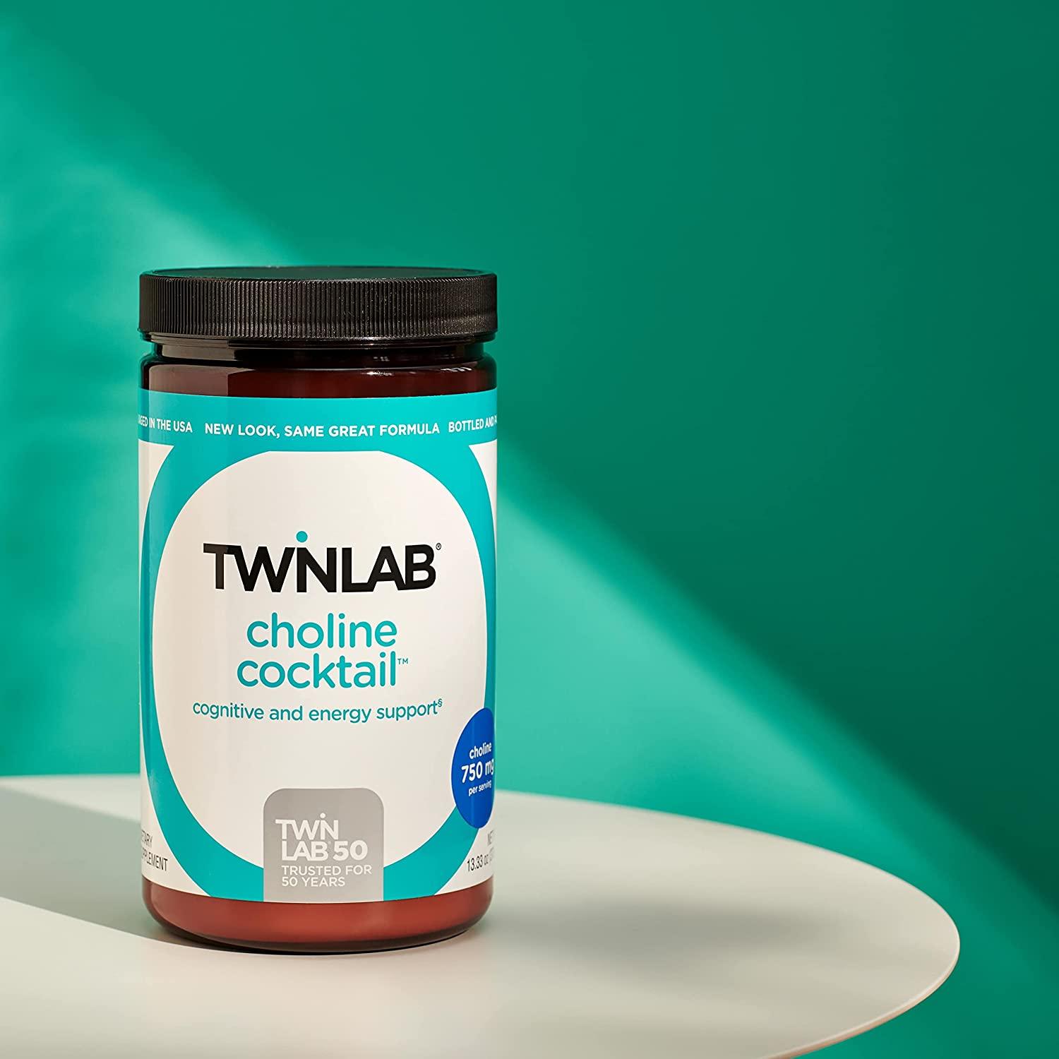 Buy Twinlab Choline Cocktail Energy Drink Mix - 13.33 oz | Boost Energy ...