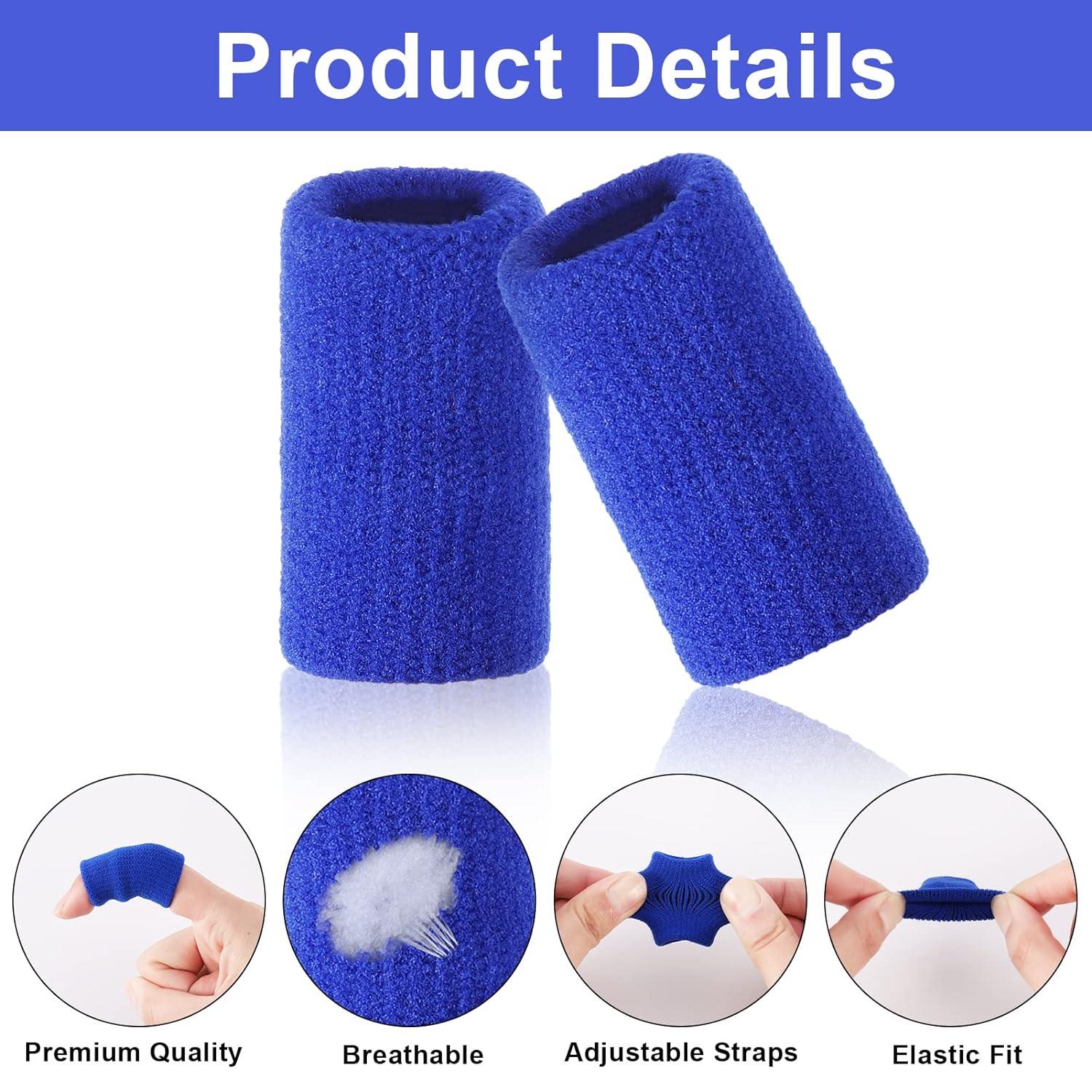 Heyu-Lotus 10 Pcs Finger Compression Sleeves for Arthritis and Swelling ...