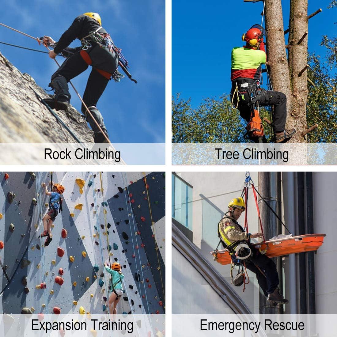 NewDoar Foot Ascender Loop for Climbing - Black Red | Tree Arborist ...