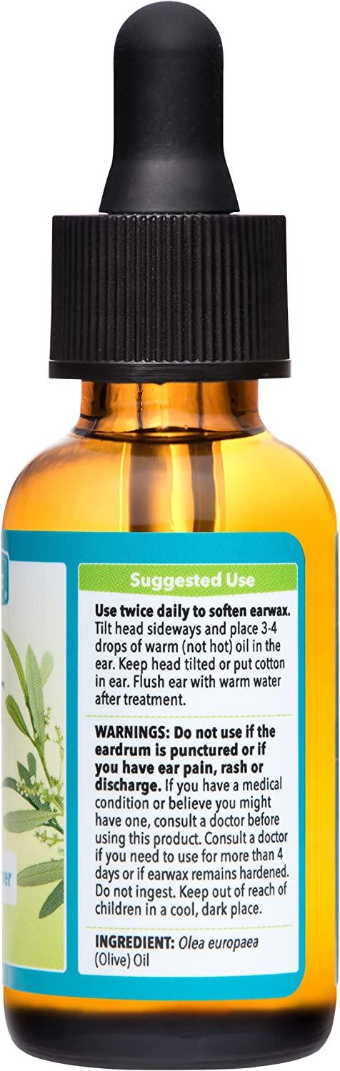 De La Cruz 100% Pure Sweet Oil for Ears - Natural Ear Wax Softener - 1 ...