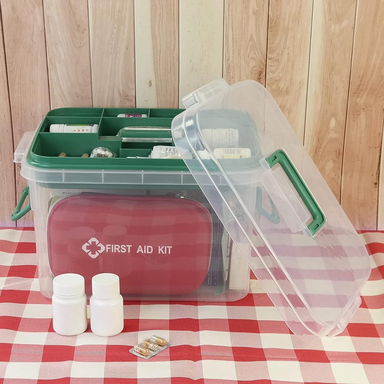 Idomy Lockable Medication Box - Family First Aid Organizer | Buy Now ...