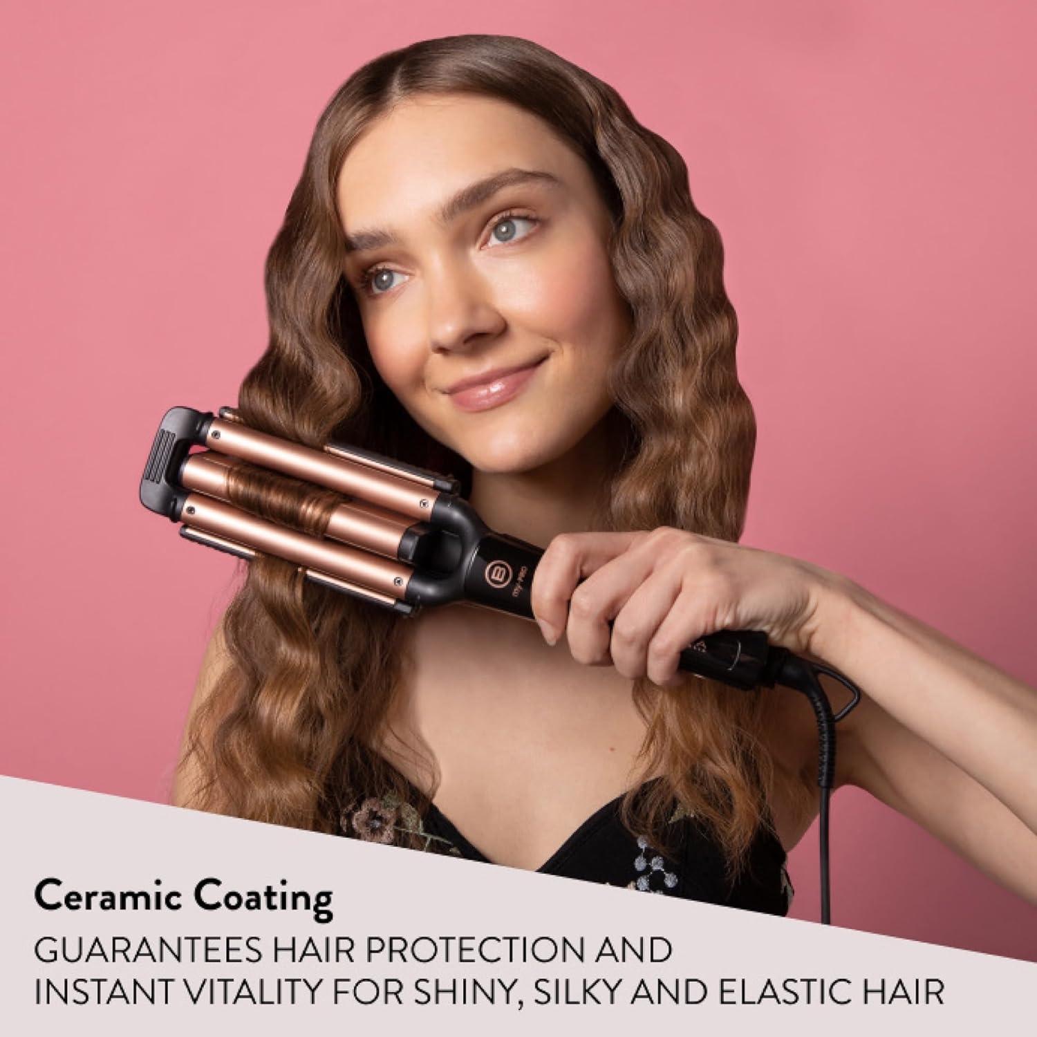 Bellissima 2-in-1 Beach Waves Styler - Salon Quality Hair Waver with ...