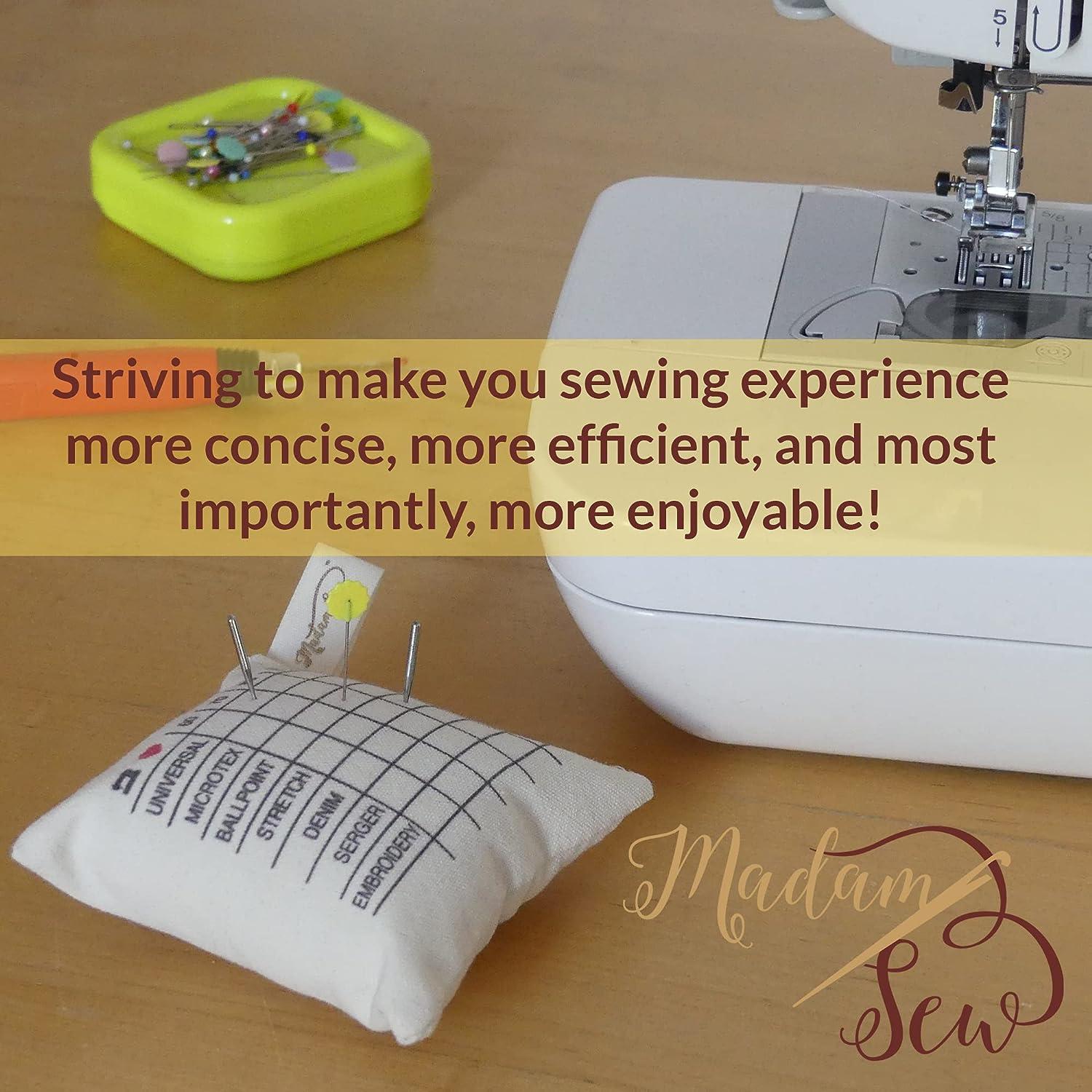 Madam Sew Needle Sorting Pin Cushion - Organize Sewing Machine Needles ...