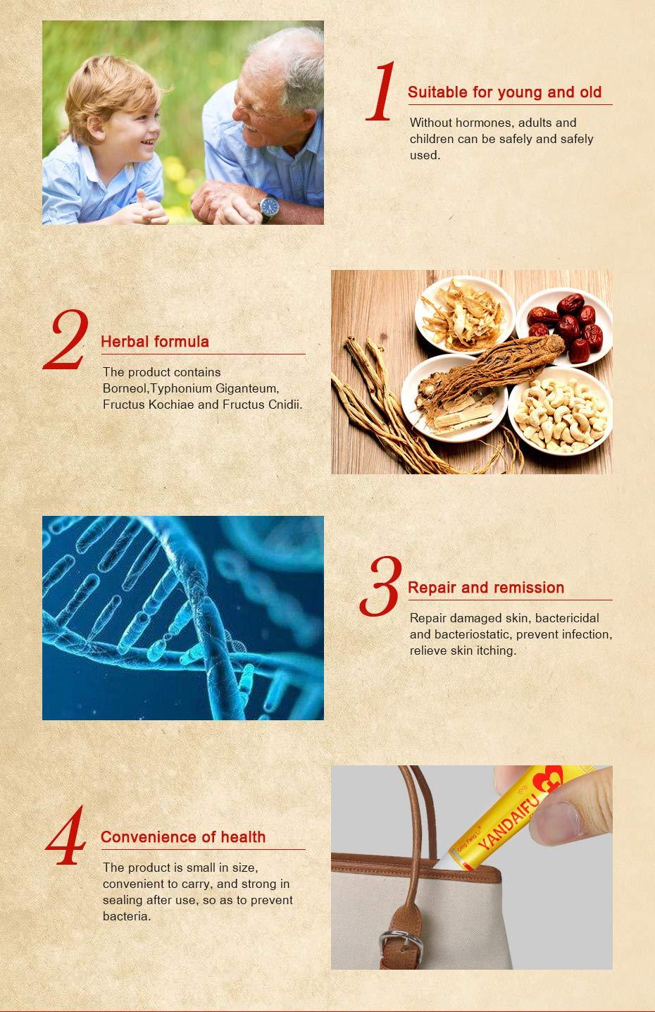 10 Piece YDF Antibacterial Cream Redness Itchiness Eczema Rosacea ...