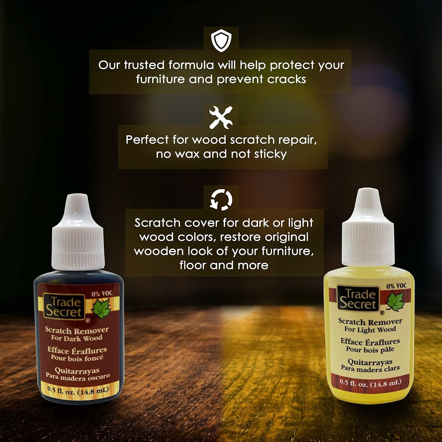 Dark & Light Wood Furniture Scratch Remover Pro Set - Hides Scratches ...