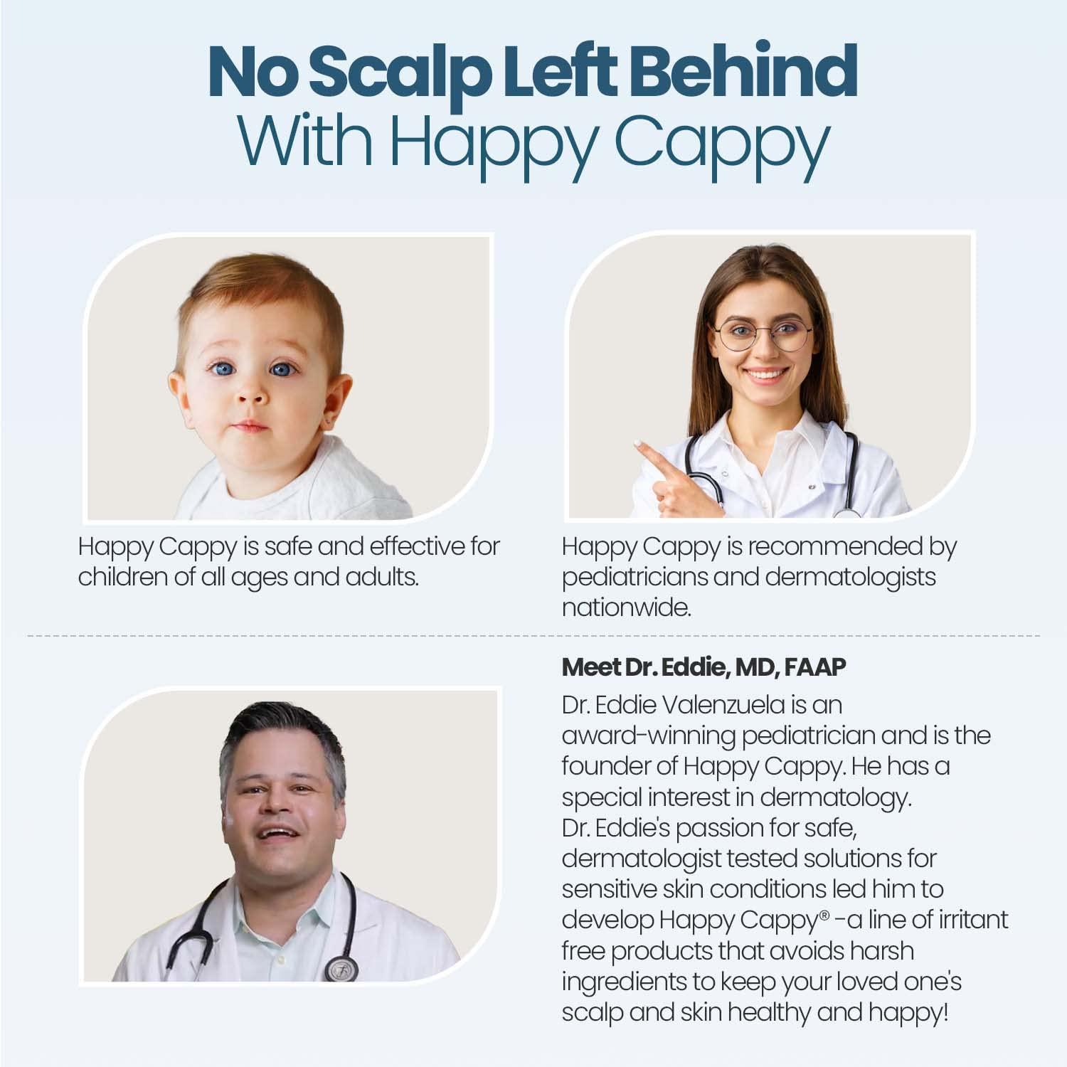 Happy Cappy Shampoo Bundle for Cradle Cap & Seborrheic Dermatitis - 2 ...