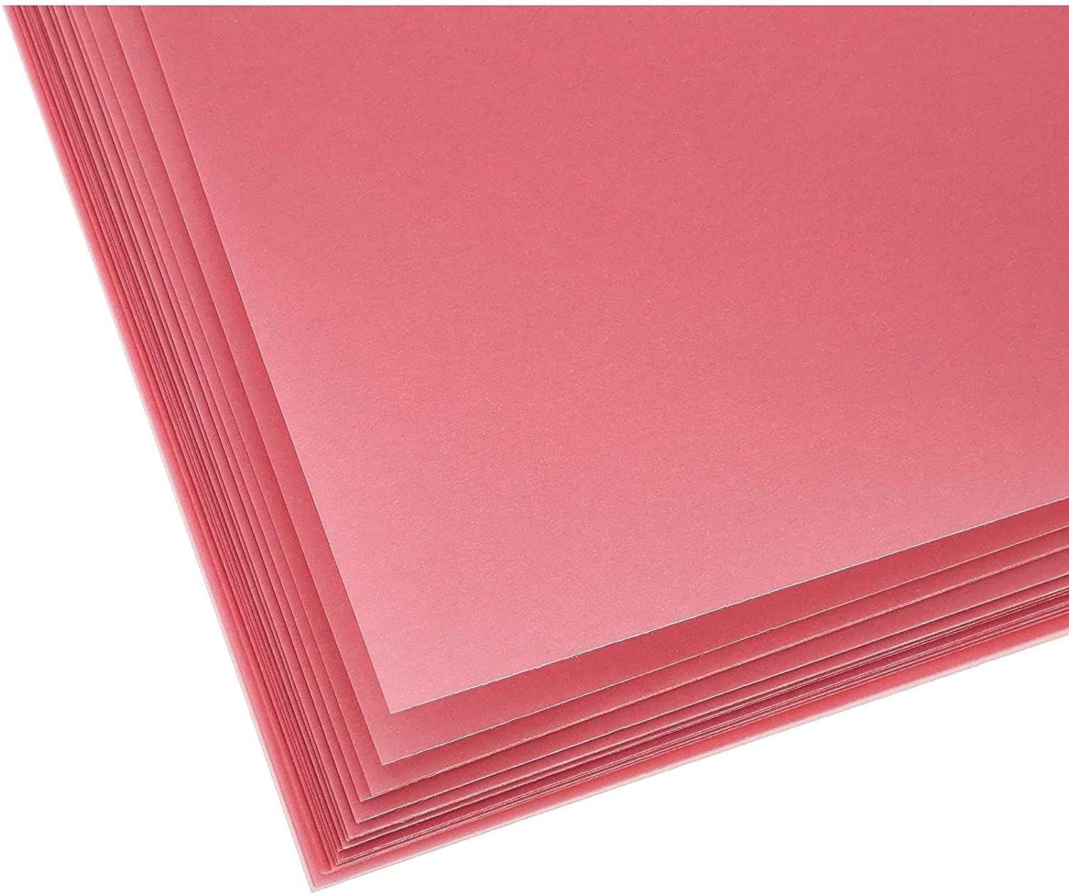 Pink Vellum Paper for Invitations and Tracing (8.5 x 11 in 50 Sheets ...