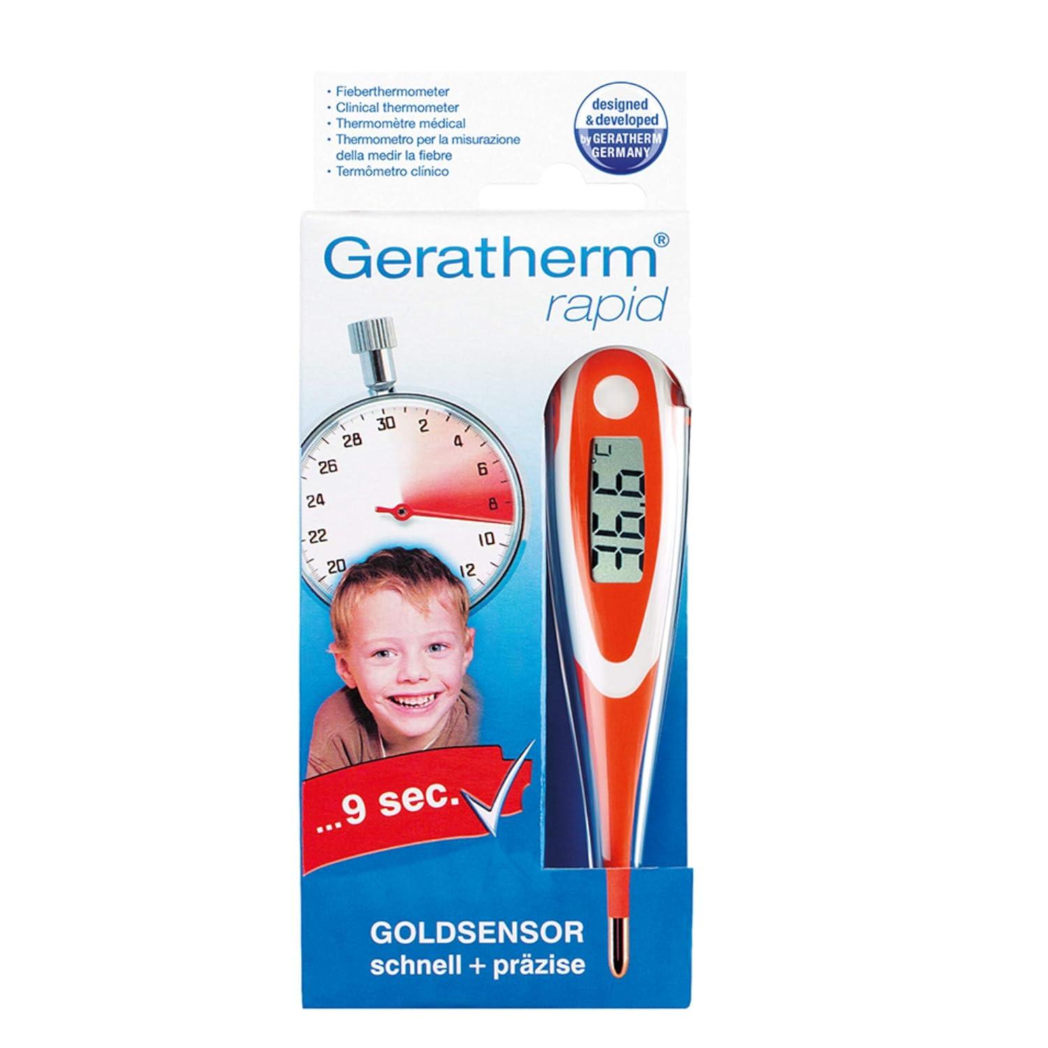 Geratherm Digital & Analogue Ear Thermometer - Mercury-Free & Rapid ...