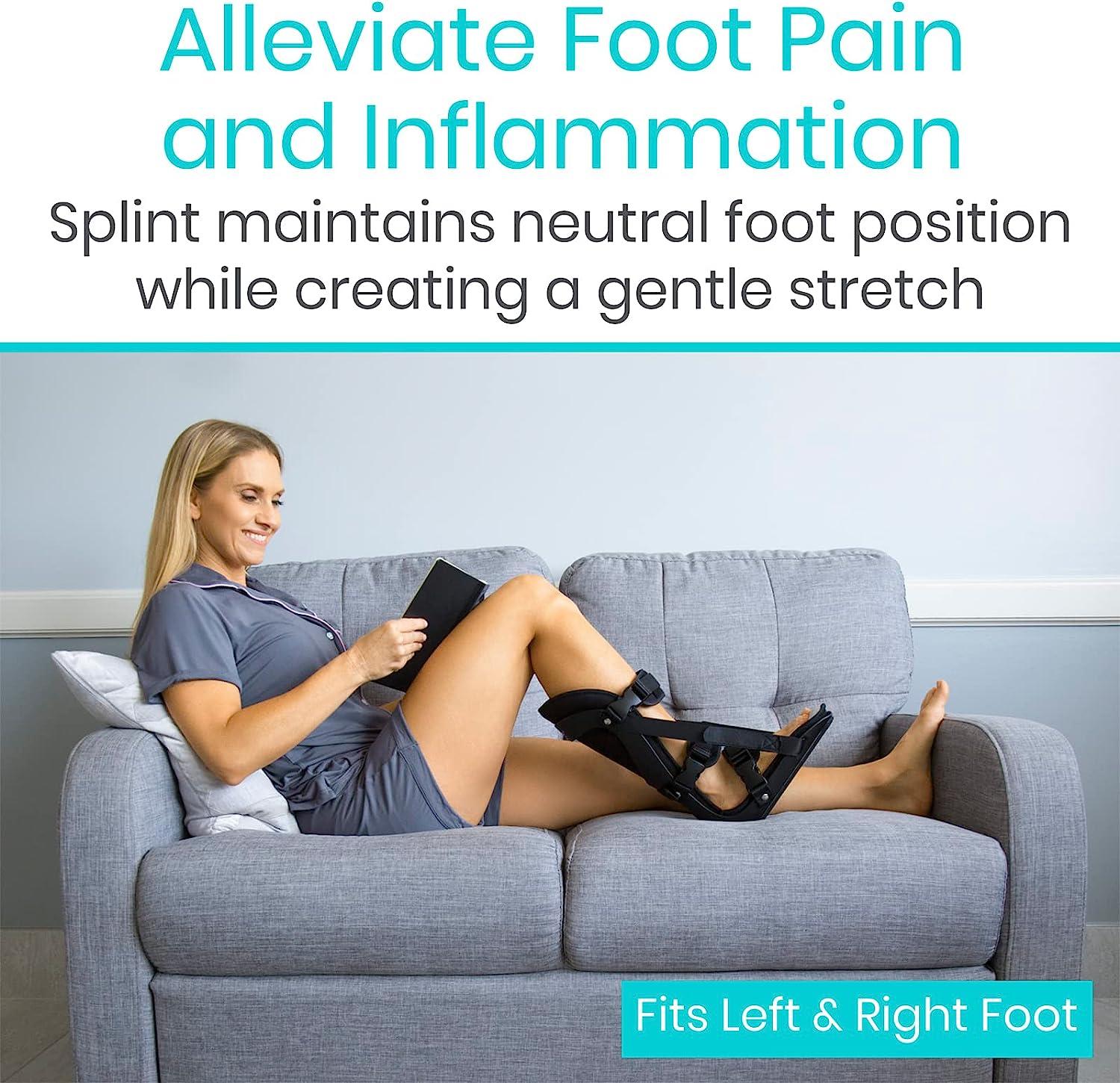 Vive Hard Plantar Fasciitis Night Splint and Trigger Point Spike ...