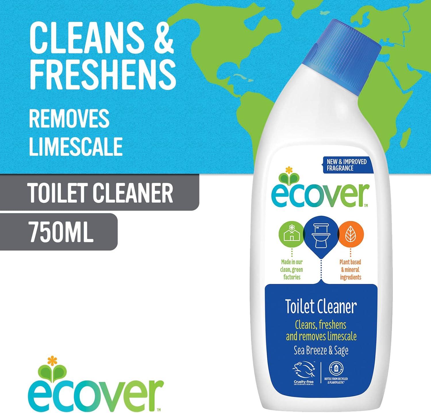 Buy Ecover Toilet Cleaner Sea Breeze & Sage 750ml - Pack of 1 ...
