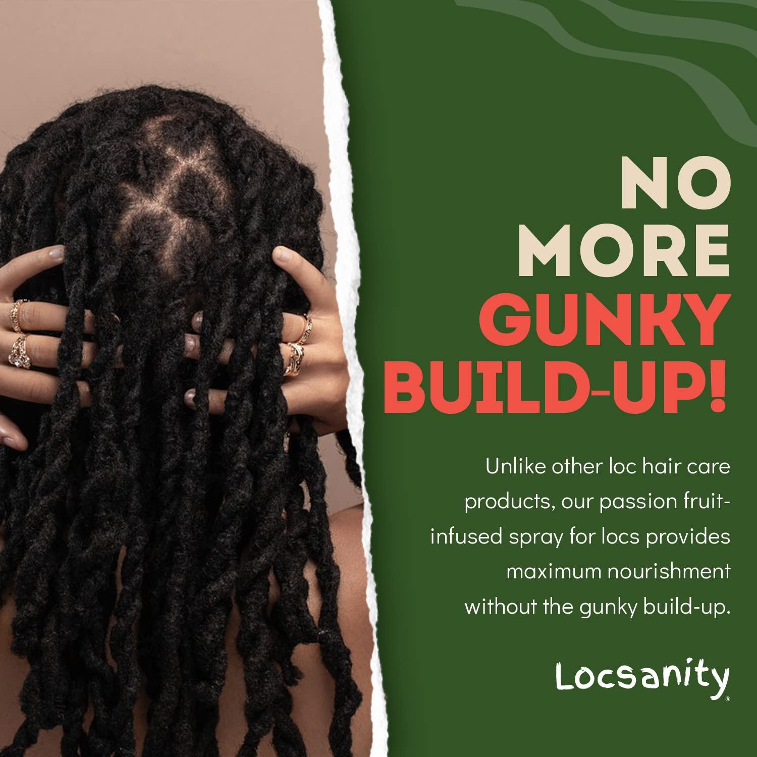 Locsanity Daily Moisturizing Loc Spray - Passion Fruit Dreadlock Scalp ...