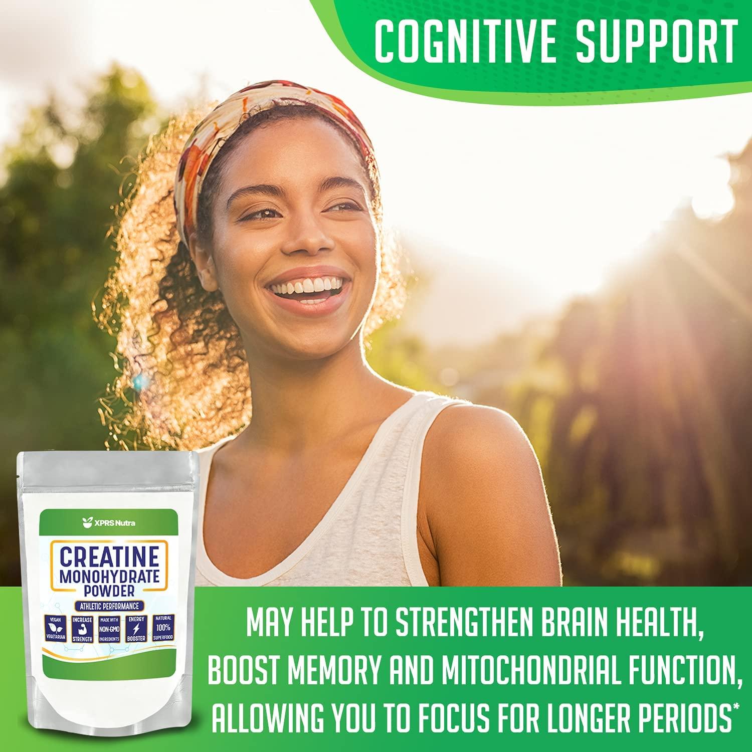 XPRS Nutra Vegan Creatine Monohydrate Powder - 453g Premium Bulk ...
