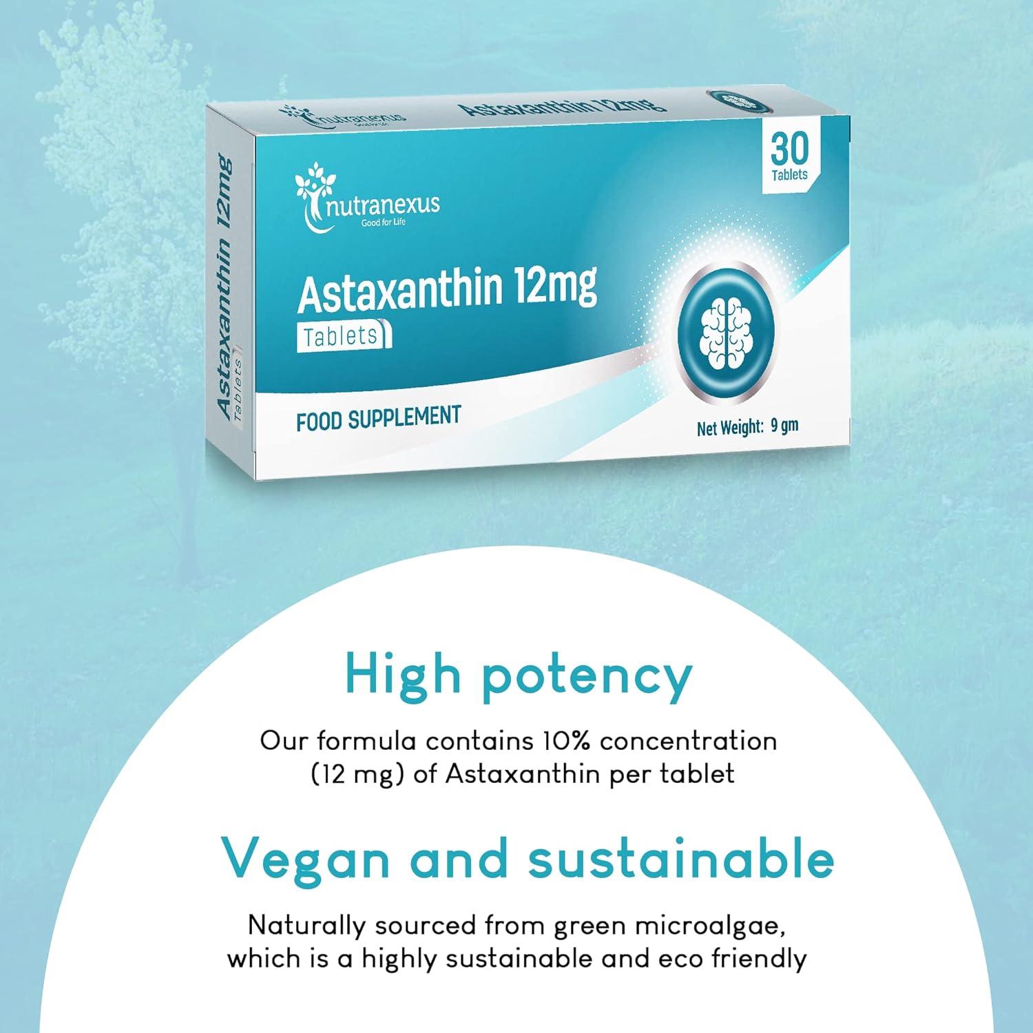 Astaxanthin Supplement for Eye, Skin & Joint Health - Antioxidant ...