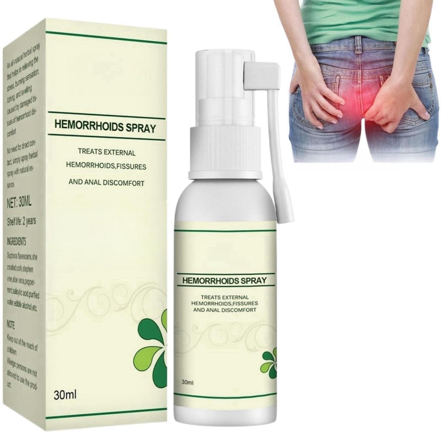 Hemorrhoids Treatment Spray for Fast Relief - 30ml | Natural Hemorrhoid ...