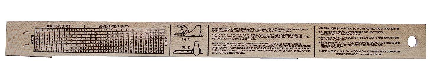 RITZ Stick Foot Measuring Device - Official US Shoe Sizer | Buy Now ...