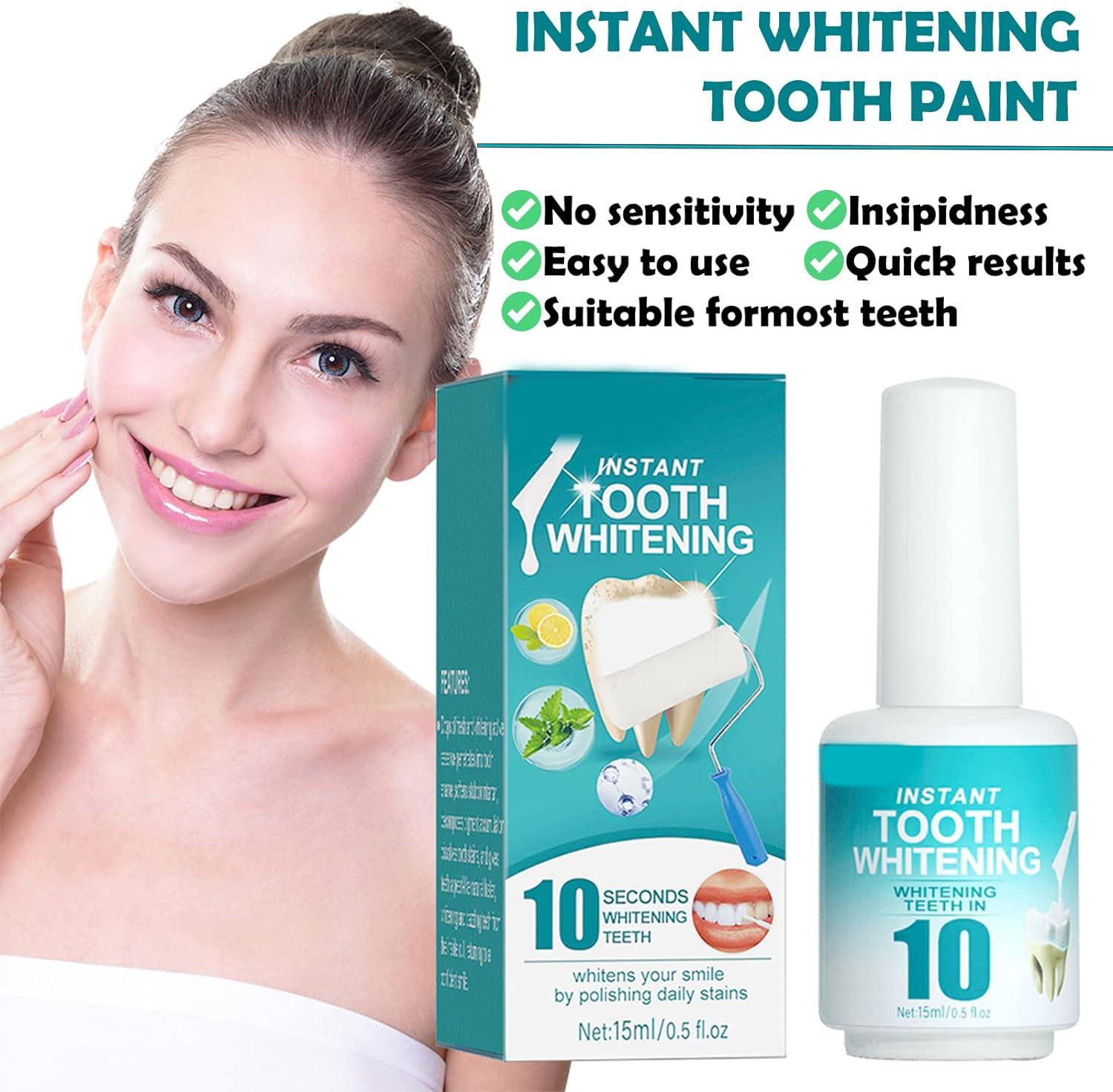 Uptight White Instant Whitening Tooth Paint - Teeth Cleaning Serum for ...